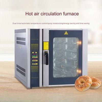 Κίνα 7.5KW Κονβέκτιος φούρνος για ψήσιμο ψωμιού 5 δίσκοι 160 KG χωρητικότητα και έλεγχο θερμοκρασίας προς πώληση