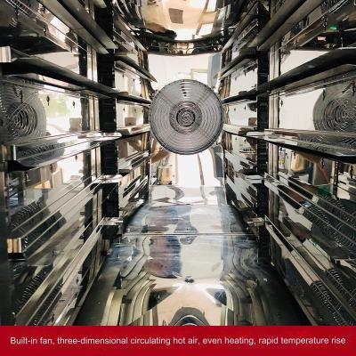 Κίνα 7.5KW Κονβέκτιος φούρνος για ψήσιμο ψωμιού 5 δίσκοι 160 KG χωρητικότητα και έλεγχο θερμοκρασίας προς πώληση