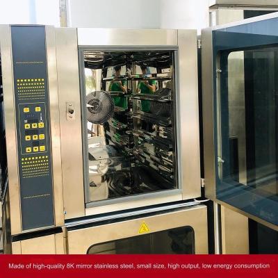 Κίνα 7.5KW Κονβέκτιος φούρνος για ψήσιμο ψωμιού 5 δίσκοι 160 KG χωρητικότητα και έλεγχο θερμοκρασίας προς πώληση