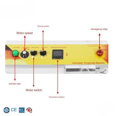 Κίνα 220V/110V αυτόματη μηχανή θέρμανσης σοκολάτας για συνεπή και τέλεια αποτελέσματα προς πώληση