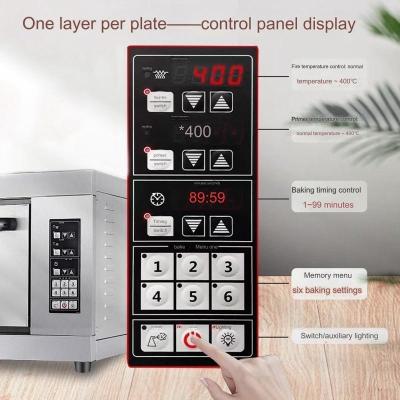 Chine Forneur de boulangerie à grande capacité avec 3,2 kW de puissance et contrôle de la température de 0 à 400 degrés à vendre