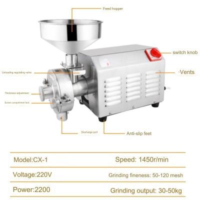Chine 0.06CBM Capacité Moulin de broyage de chili avec système de refroidissement tridimensionnel et conception à vendre