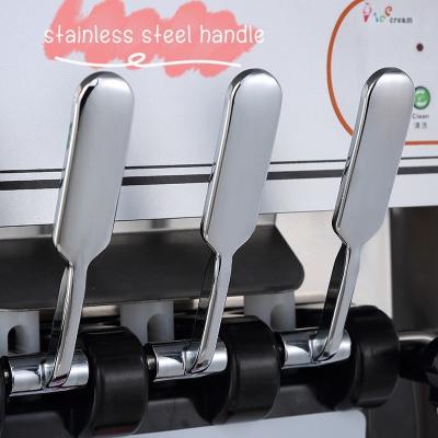 Κίνα Μηχανή παγωτού για εμπορική εστίαση 220V 3 γεύσεις προς πώληση