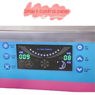 Chine Machine à glaces douces entièrement automatique pour la production de pâtisserie 3 saveurs 230 pièces/h à vendre