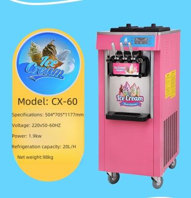 Chine Machine à glaces douces entièrement automatique pour la production de pâtisserie 3 saveurs 230 pièces/h à vendre
