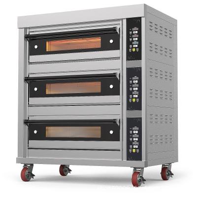 Chine Grand four rotatif industriel de boulangerie, adapté à la cuisson du pain, du gâteau et des biscuits à la pizza, 350 kg à vendre