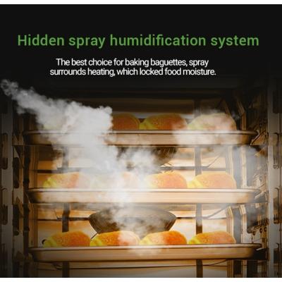 Chine Acier inoxydable 500 kg four de boulangerie Circulation d' air chaud 3D Idéal pour la cuisson commerciale à vendre