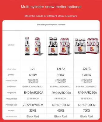 중국 12L / 24L / 36L 높은 용량 가정용 냉동 주스 음료 슬러시 기계 판매용
