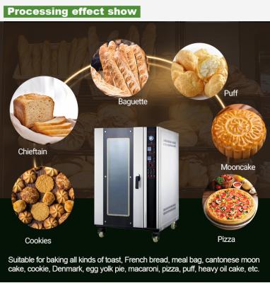 Chine Forneau de convection électrique industriel de boulangerie avec une longue durée de vie et une capacité de 500 kg à vendre