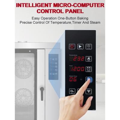 Chine Forneau de convection électrique industriel de boulangerie avec une longue durée de vie et une capacité de 500 kg à vendre