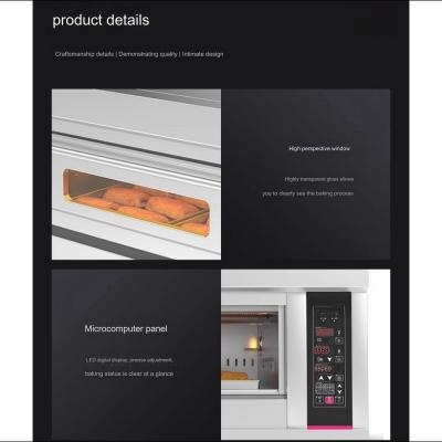 Chine Source d'alimentation électrique au gaz 3 pont 9 plateaux Grand four commercial de grande capacité pour boulangerie à vendre
