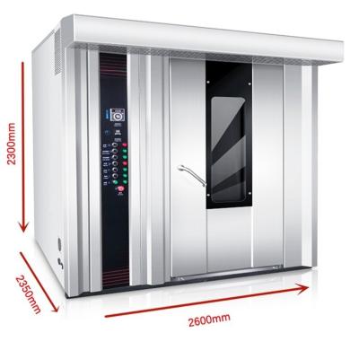 Chine Équipement de restauration commerciale four rotatif à gaz électrique pour le pain à grande échelle à vendre