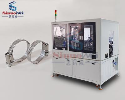 Chine Machine d'assemblage de pinces pour tuyaux à tête décalée 1000 pièces/heure Machine de pince hydraulique pour tuyaux à vendre
