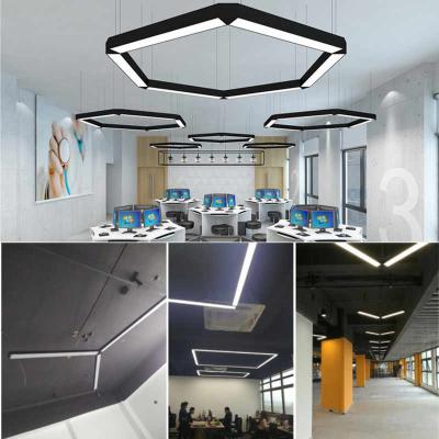 Cina L'illuminazione principale lineare dell'alluminio 15W 20W ha sospeso l'illuminazione lineare del pendente dell'ufficio LED in vendita