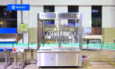 中国 380V 50Hz 40BPM手のSanitizerのびんの注入口機械 販売のため