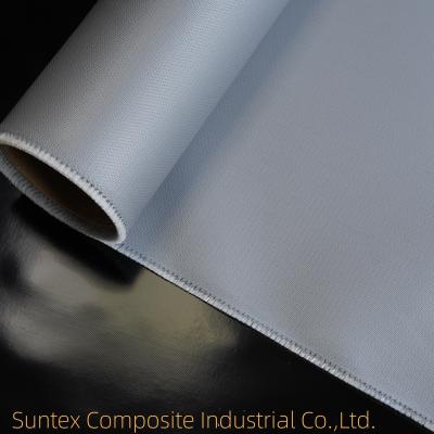 Chine Silicone thermique résistant de petit pain de tissu de fibre de verre de veste d'isolation de tuyau de temps sur les textiles en verre bilatéraux de tissu à vendre