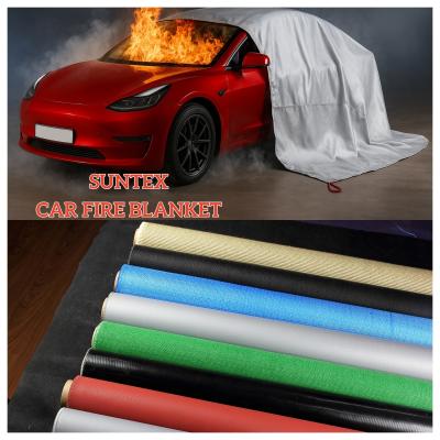 China EV Cars Essential Safety Measure for Lithium-Ion Batteries Suntex fire blanket for sale