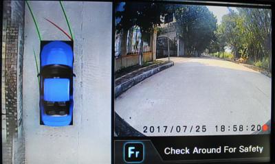 Cina Sistema completo universale della macchina fotografica dell'automobile di 3D HD 360 AVM, alta definizione, 1080P, 4 modo DVR in vendita