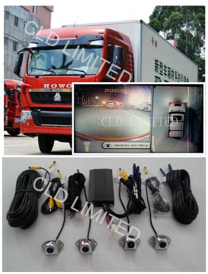 中国 360 4チャネルによって180° HD DVR監察するバスおよびトラックのための眺めのイメージ車の逆のカメラ システムのまわりで 販売のため