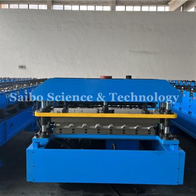 China Máquina de formação automática de painéis de telhado de 20 m/min Para telhado Espesor 0,3-0,8 mm à venda