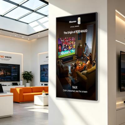 China Ultra-Thin High Brightness LCD Advertising Display 700-2500 Nits Shop Window Display for sale