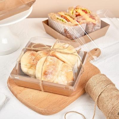 Cina Bento Box conveniente per i ristoranti di fast food realizzato in carta kraft di qualità alimentare in vendita