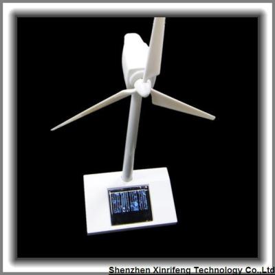 China ABS Desktop Model Solar Wind Turbine Toy Home Office Decoration for sale