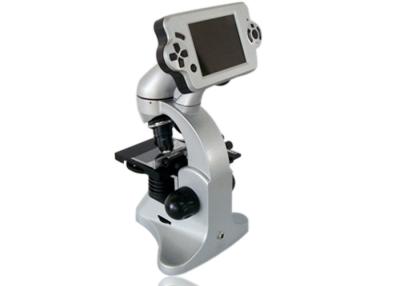 Cina Video microscopio portatile d'istruzione educativo colore LCD dell'argento del microscopio del giocattolo in vendita