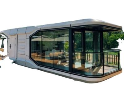 China Hotel Pod Hurricane Proof Prefab Capsule Speed Dome House In Mid-Century for sale