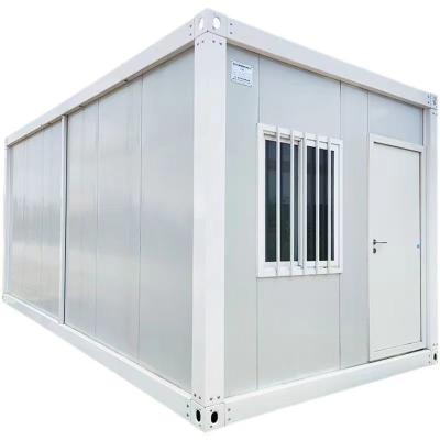 China Detachable House 20ft Quick Container House Made Of Steel Sandwich Panel for sale