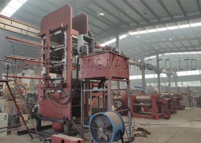 Cina pressione 600T 3 strati che lavorano la macchina idraulica della pressa per matrici delle gomme di solido della lastra in vendita
