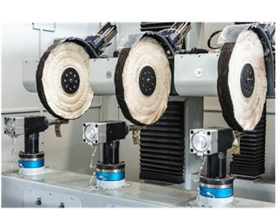 CNC Automatic Metal Surface Grinding Polishing Machine For Brass Faucet Handle 2