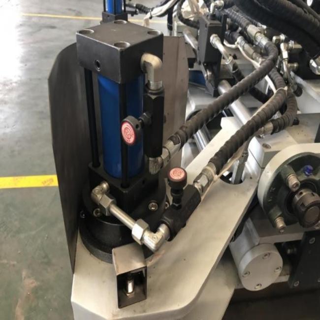 Operational view of casting machine