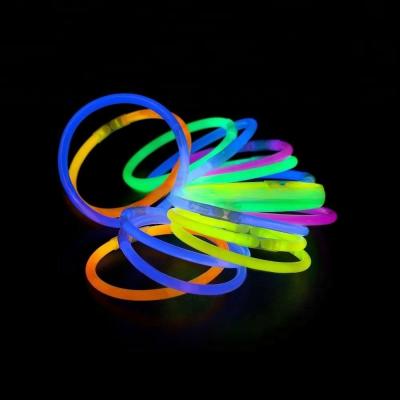 Multi Colors Glow Stick Bracelets for Christmas Party Decoration 5*200mm
