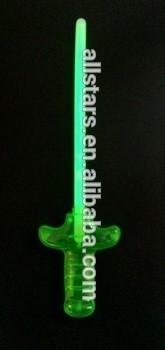 8 Inch Plastic Glow Sword Stick Perfect for Camping Occassion and Event Party