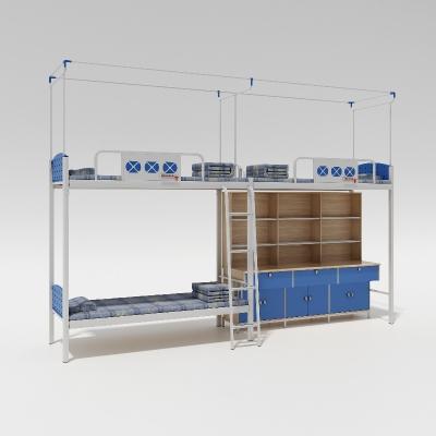 Simple and easy to install with desks in the school dormitory three-bed steel