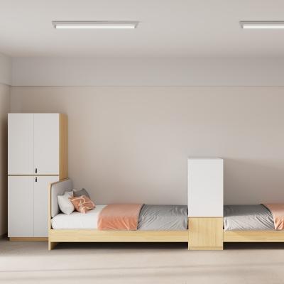 Cina Supporto personalizzazione Letto di appartamento pratico e appartato con comodo schienale in pelle e divisori di scaffali in vendita
