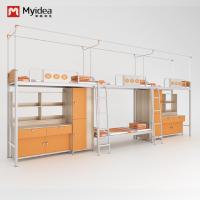 Quality Orange series modern multi-functional student apartment furniture bed under the table for sale