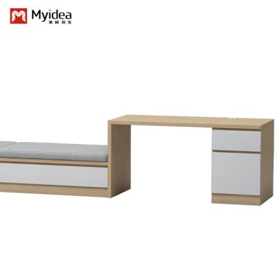 Cina Supporto personalizzazione Moderno Custom Low TV Cabinet And Desk Mobile pratico per il soggiorno con funzione di archiviazione in vendita