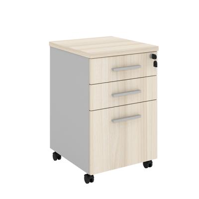 Cina Mobile flessibile e silenzioso per attività di ufficio, per archiviazione documenti e dati, mobile basso con serratura, mobile da ufficio lato scrivania in vendita