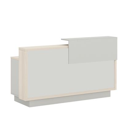 中国 明るい黒の3階建て受付デスク、会社の受付デスク、モダンでミニマリストスタイル、顧客受付デスク、ホテルの受付デスク 販売のため