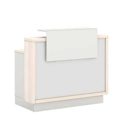 中国 明るい黒の3階建て受付デスク、会社の受付デスク、モダンでミニマリストスタイル、顧客受付デスク、ホテルの受付デスク 販売のため