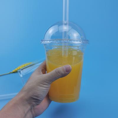 중국 0.5L 좋아하는 PLA 돔은 Eco 우호적 버블 찻잔을 뚜껑을 덮습니다 판매용