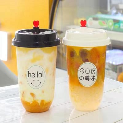 중국 Lid U자 형상 플라스틱 1회용 종이컵과 360개 밀리람베르트 냉각 음료 컵 판매용
