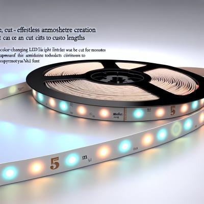 中国 簡単にカットできる5m/ロールの色が変わるLEDストリップライトで、完璧な雰囲気を演出 販売のため
