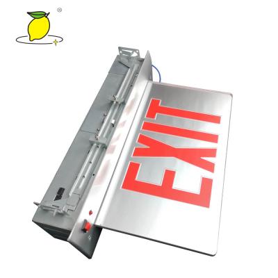 China Na saída de emergência recarregável do fogo da luz de emergência do diodo emissor de luz da venda o sinal conduziu o sinal da emergência da saída à venda