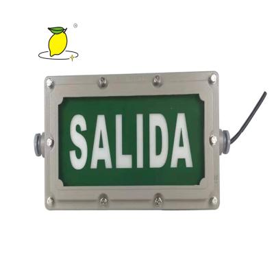 China Muestras a prueba de explosiones de la salida de socorro del alumbrado de seguridad del LED con el proyector gemelo en venta