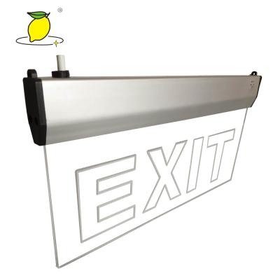 China LED-Notbeleuchtung LED, die Fluchtweg-Zeichenlicht neulädt zu verkaufen