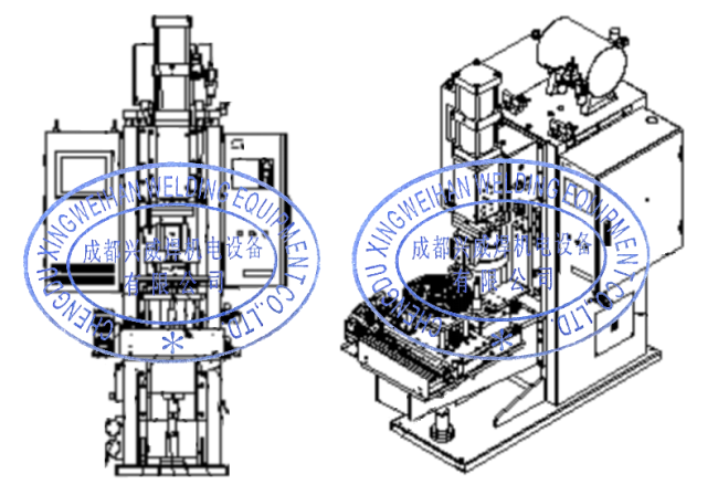 Automatic resistance projection welder detail image