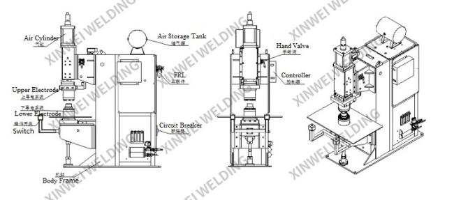 Multi Point Resistance Spot Welding Machine